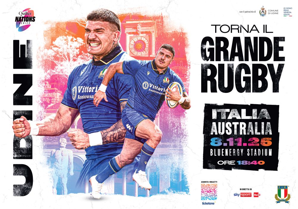 Italia v Australia, presentata ad Udine la sfida del prossimo 8 novembre al Bluenergy Stadium ...