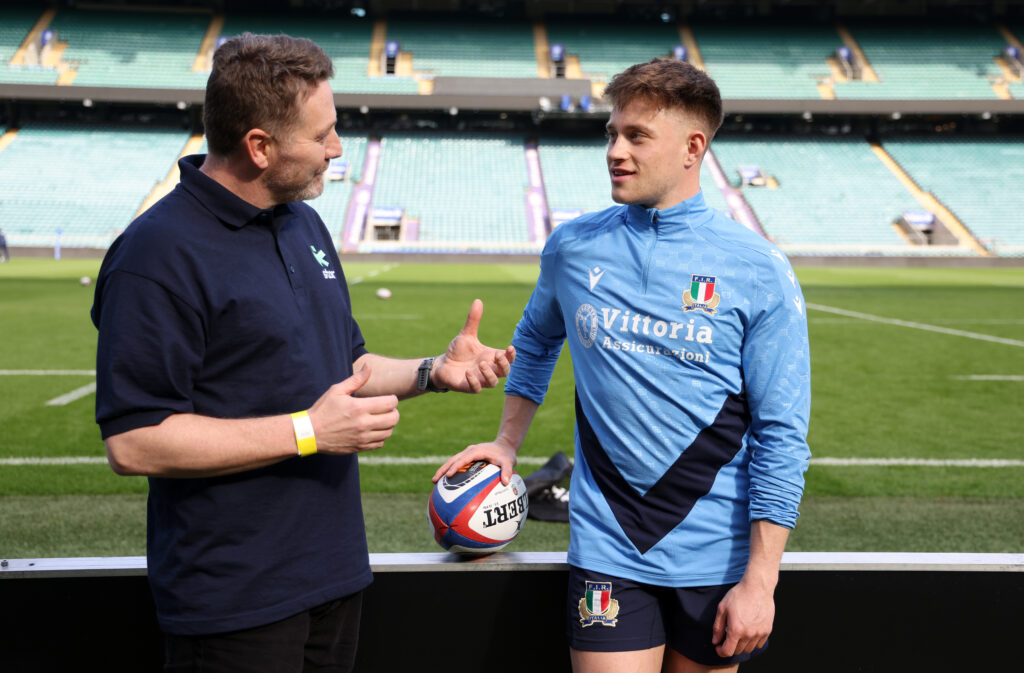 Gli Azzurri incontrano i ragazzi del progetto Star Scheme a Twickenham ...