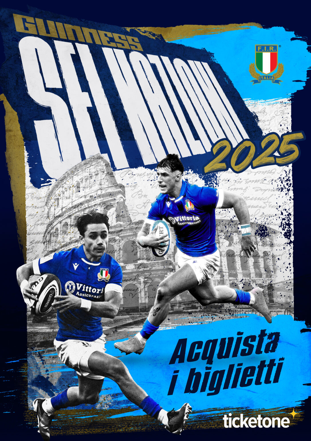 Guinness Sei Nazioni 2025, su TicketOne i biglietti delle gare interne dell’Italia - Federazione ...